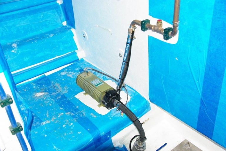 Fire pump installation for Hart Marine built Pilot Boat